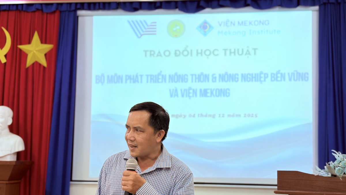 Viện nghiên cứu biến đổi khí hậu - Mekong Institute, Can Tho University ...